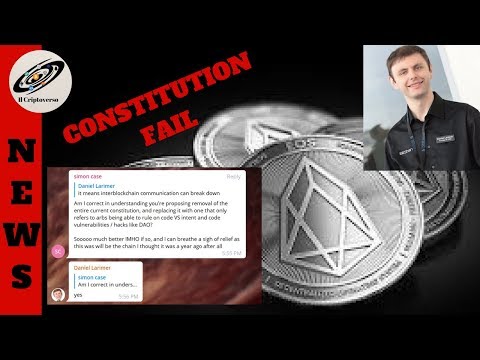 ? EOS Fail, Larimer vuole cambiare la costituzione ? | Coin Crypto News