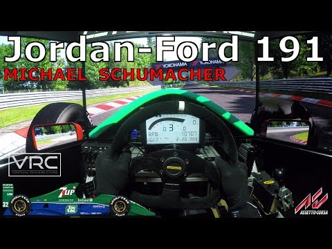 Assetto Corsa | Jordan 191 – Michael Schumacher @ Nordschleife [VRC MOD ...