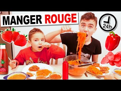 ON MANGE QUE LA NOURRITURE ROUGE PENDANT 24H CHALLENGE | Coin Crypto News