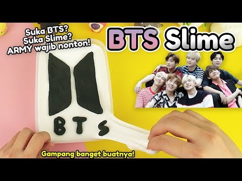 BTS Ada Slime nya? Begini Cara Bikinnya! | Cara Membuat BTS Slime ...