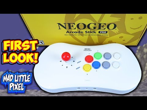 SNK Neo Geo Arcade Stick Pro Unboxing & First Look – Features ...