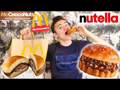 JE TESTE LE BURGER AU NUTELLA DE MCDONALDS'S !!! (Mc Choconuts) – Néo ...