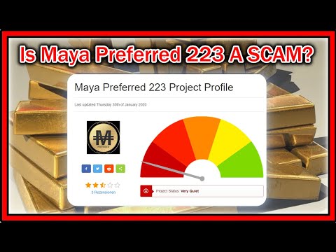 Is Maya Preferred 223 Cryptocurrency Token A SCAM? MAPR Token Analysis ...
