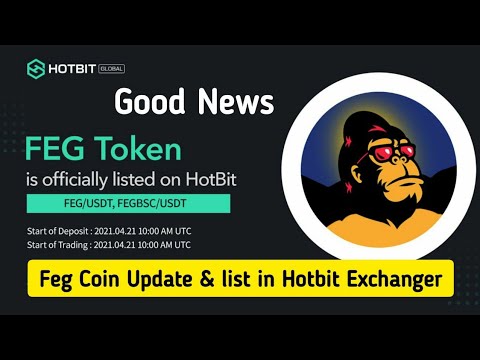 Feg Coin List in Hotbit Exchanger | Feg Pump & Go to Moon | Low price ...