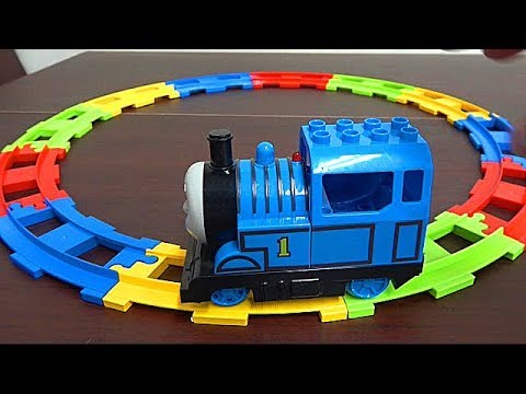 Rainbow Railway Train Course ☆ Thomas & Friends Block Electric Train ...
